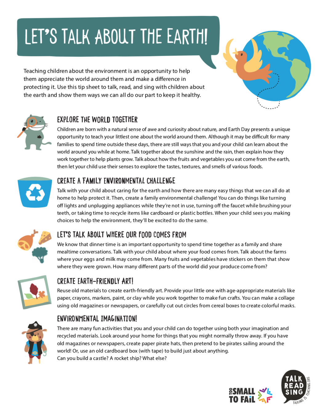 Let’s Talk About the Earth! – Great Start 4 Kids